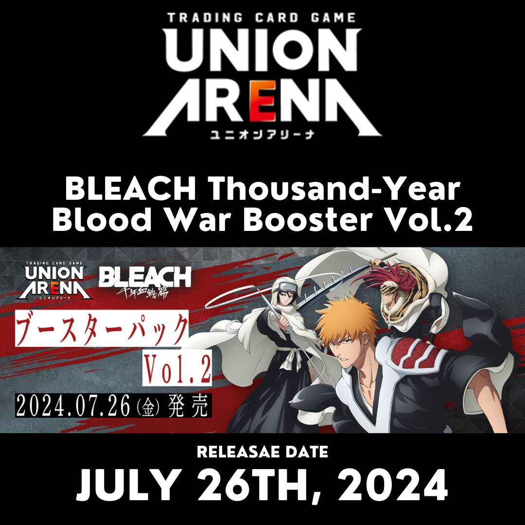 Bleach Thousand-Year Blood War Vol. 2 Booster Box Union Arena UA07EX – COLLECTORS JAPAN