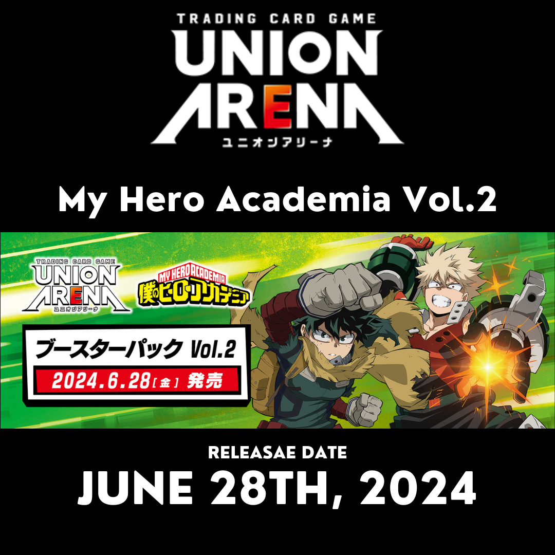 My Hero Academia Vol.2 Booster Pack EX06BT UNION ARENA – COLLECTORS JAPAN